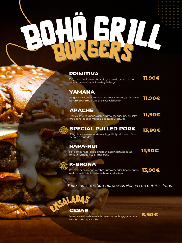 BOHÖ GRILL (Documento (A4) ) | PDF