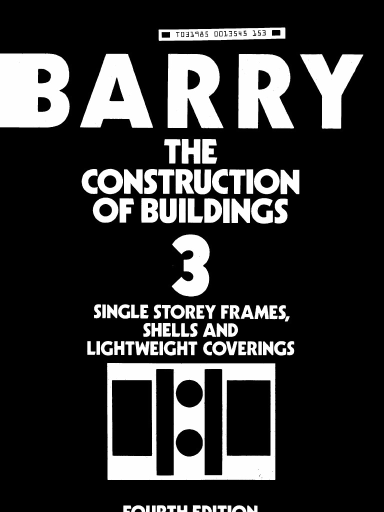 Barry Construction of Buildings Volume 3 | PDF
