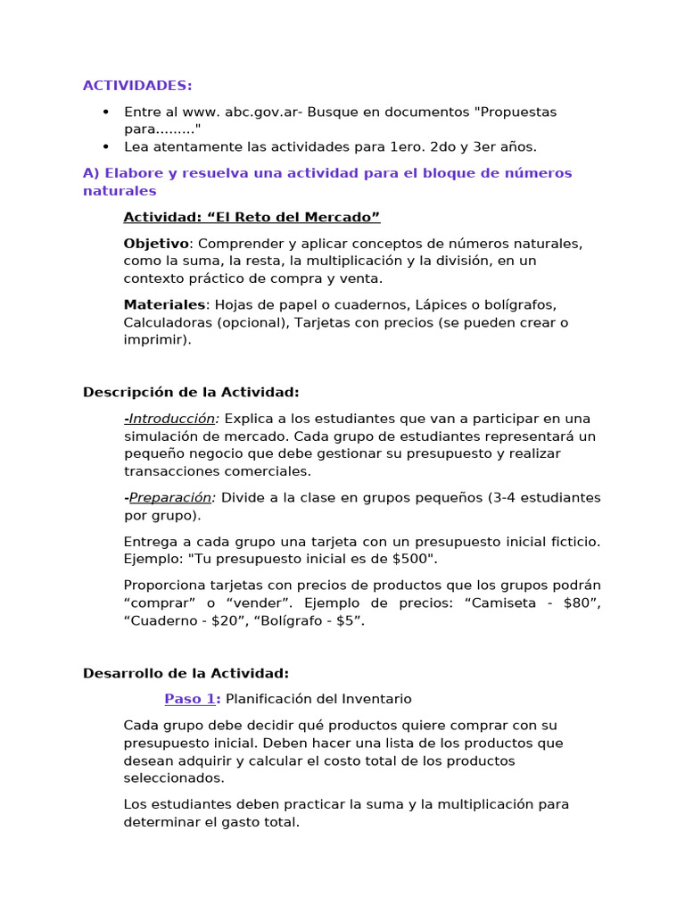 Actividad de 2do | PDF