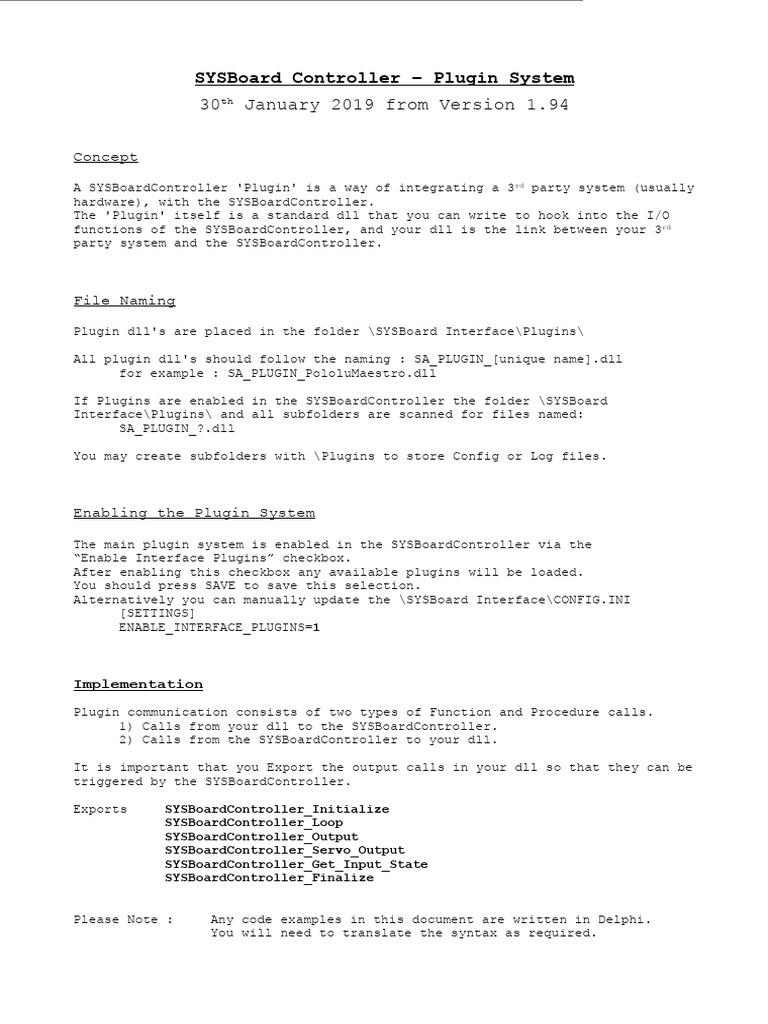 Sdk Sysboard Controller Plugin Sdk Pdf Function Mathematics Computer File