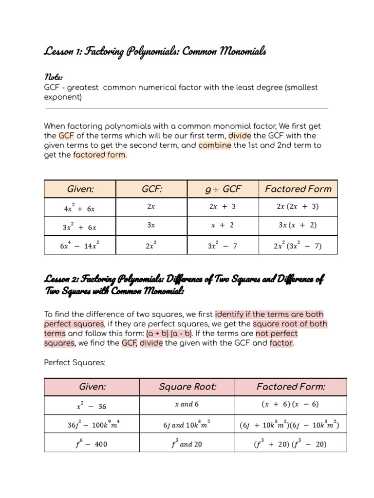 Math reviewer 8 1st quarter | PDF