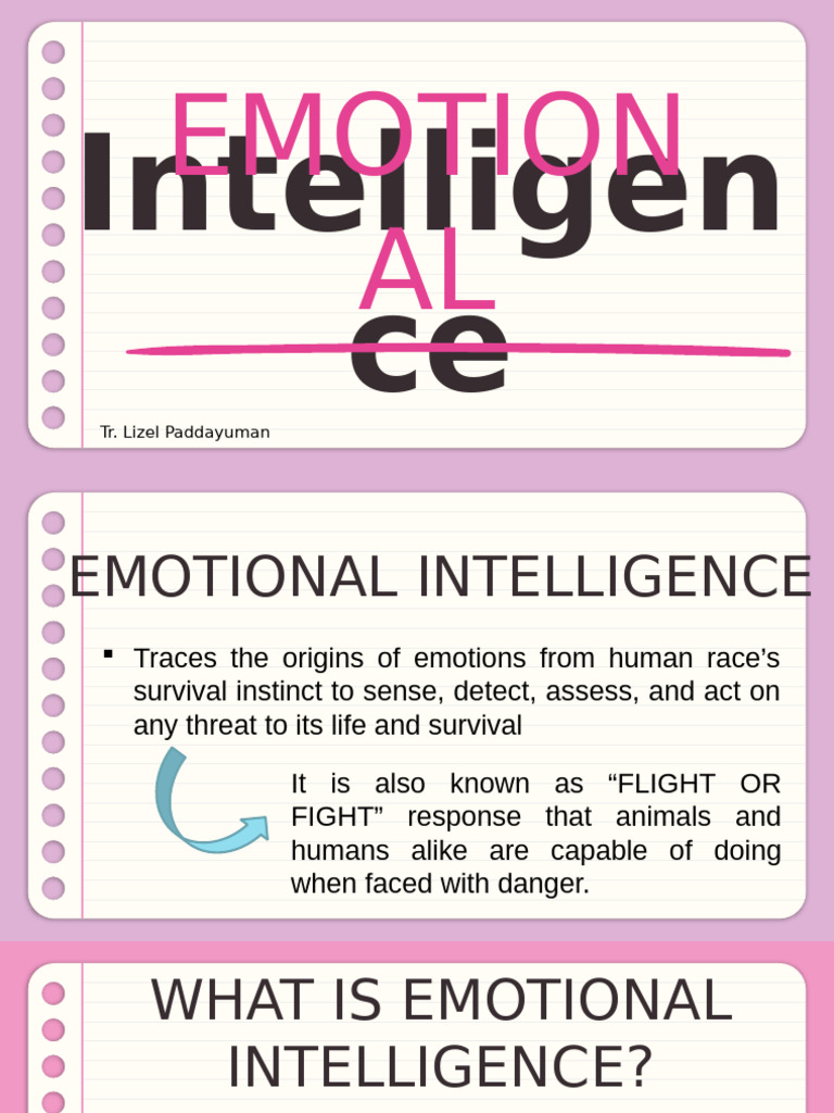 Per Dev Lesson 2 Emotional Intelligence | PDF
