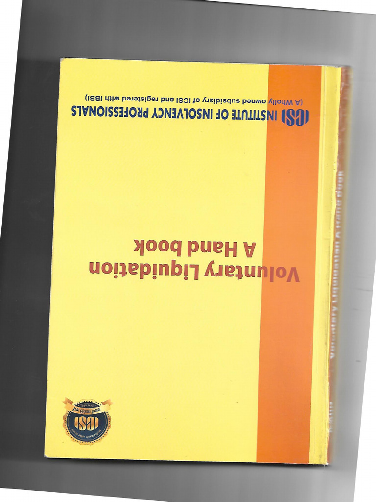 insolvency book cover | PDF