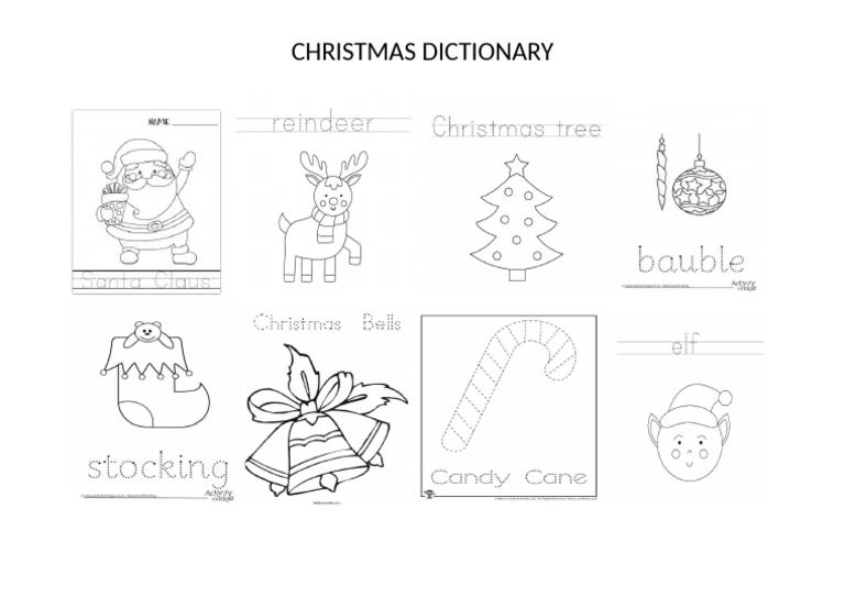 Christmas Dictionary | PDF