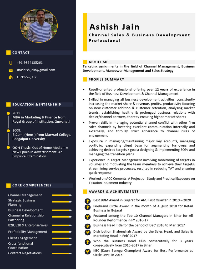 Resume Ashish Jain 2024 | PDF