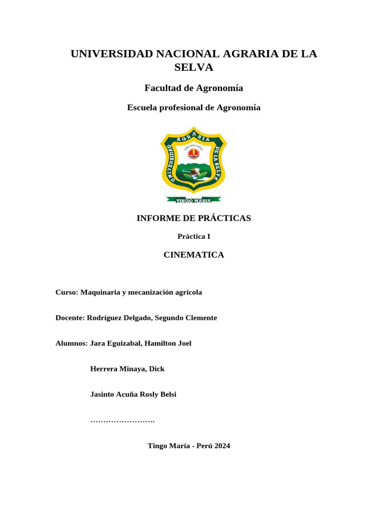 Informe #001 | PDF