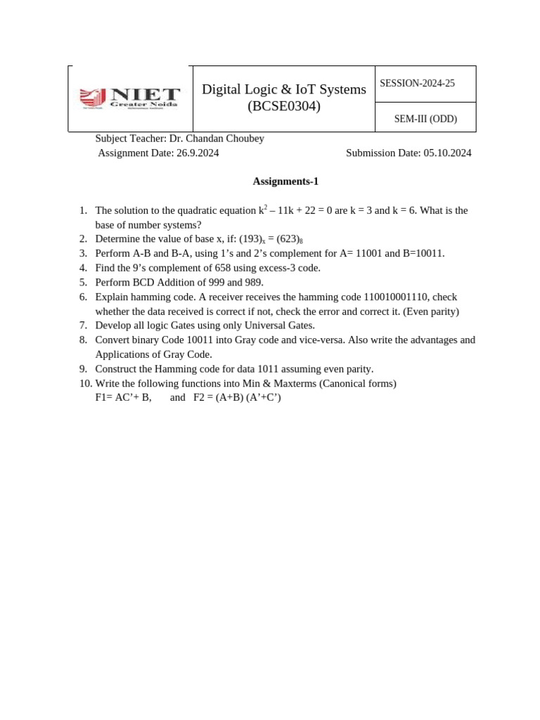 DL & IoT Assignment-1 | PDF