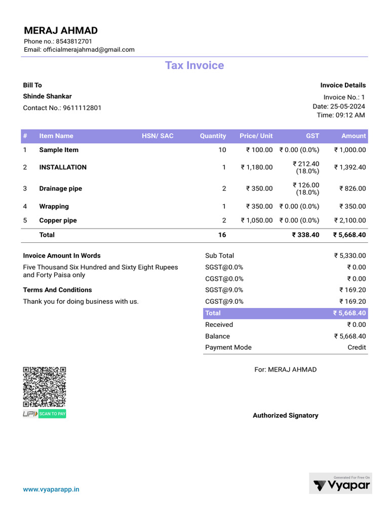 Vyapar App | PDF