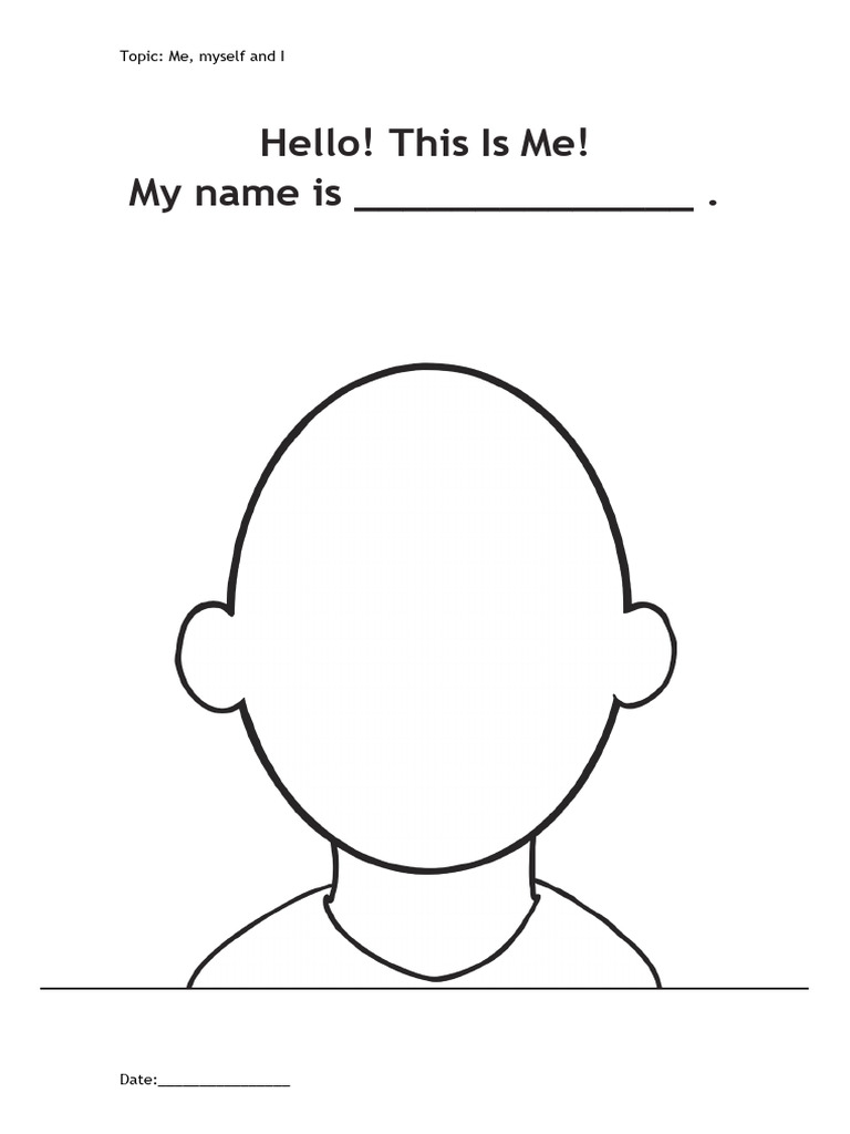 This Is Me Activity Sheet | PDF