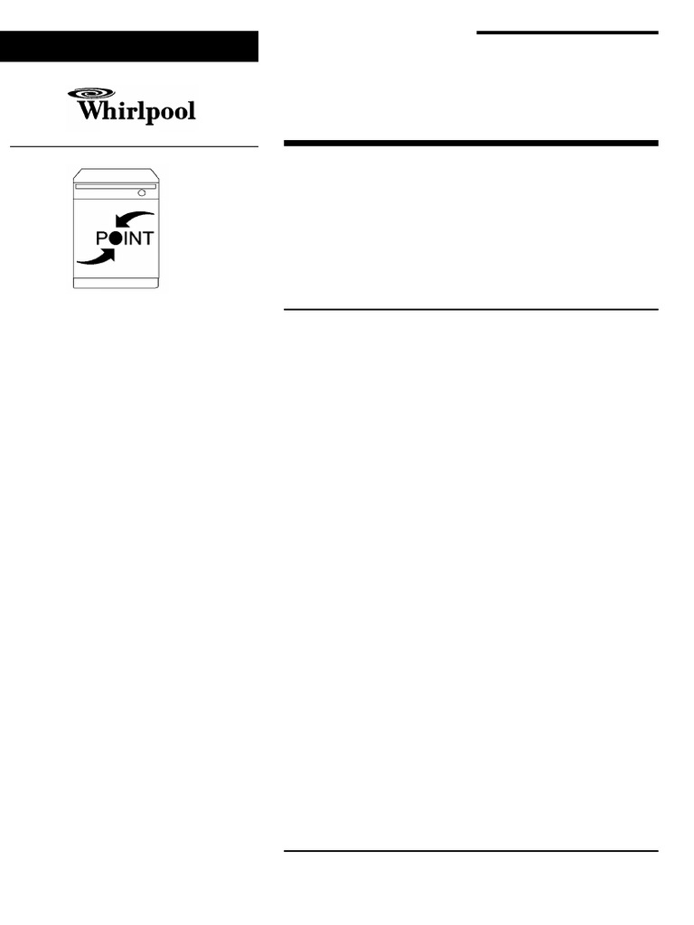 Whirlpool - Dishwasher ADG 6556 IXM | PDF