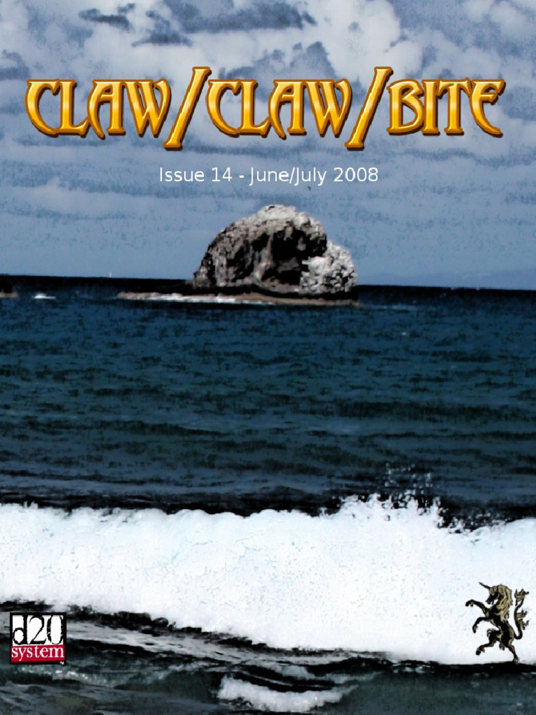 Claw, Claw, Bite 14 | PDF | Copyright | License