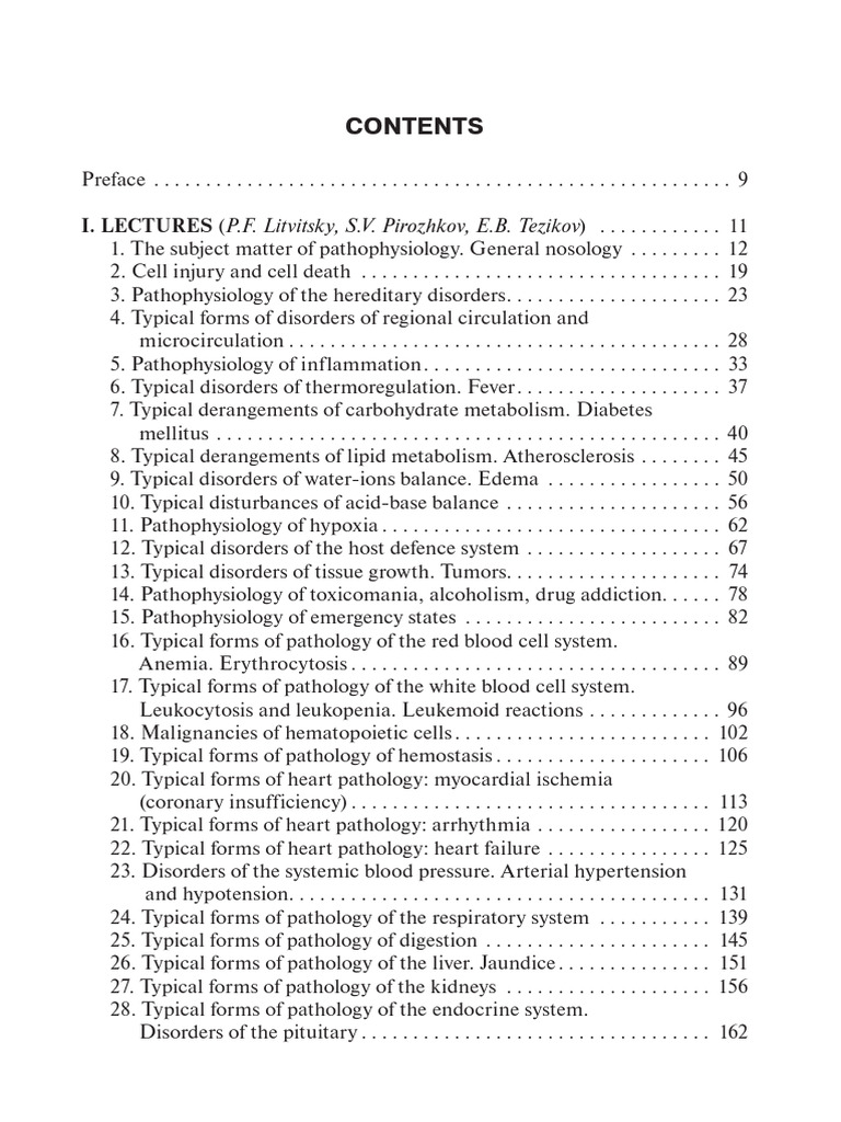 Clinical Pathophysiology 2018 | PDF