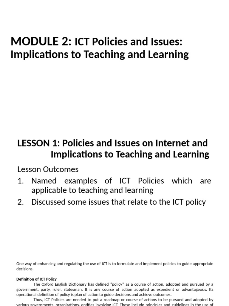 TTL Elem Module2 1 | PDF