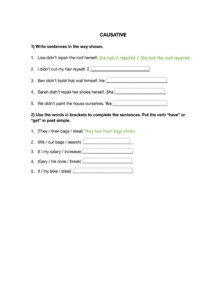 Causative Have | PDF