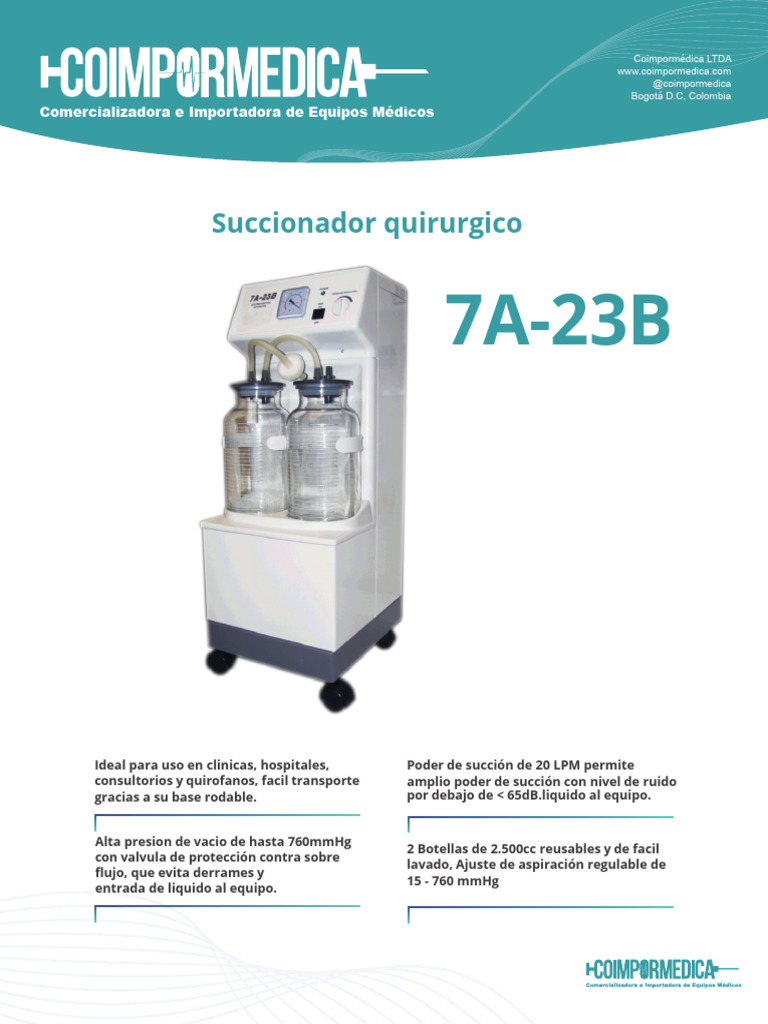 Succionador Quirurgico 7a23b | PDF