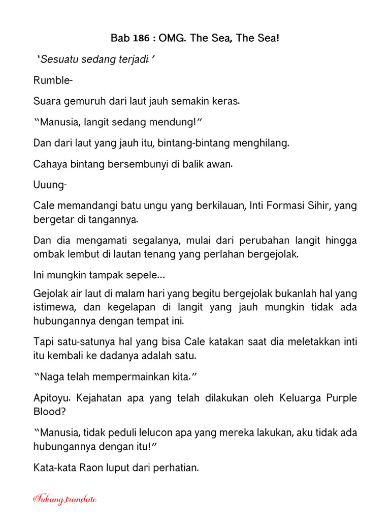 TCF Buku 2 Chapter 186-190 | PDF