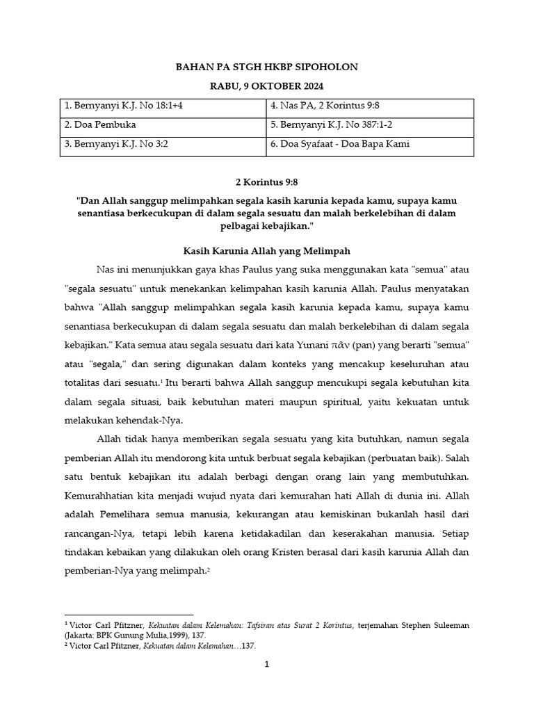 Bahan PA 9 Oktober 2024 | PDF