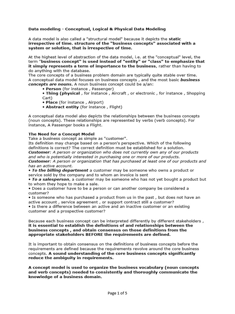 Domain-2_Data-Modeling-1 | PDF