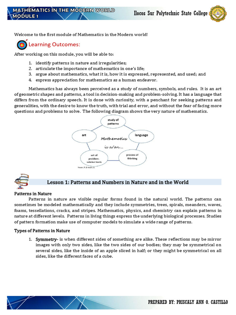 MODULE 1 Mathematics in The Modern World | PDF