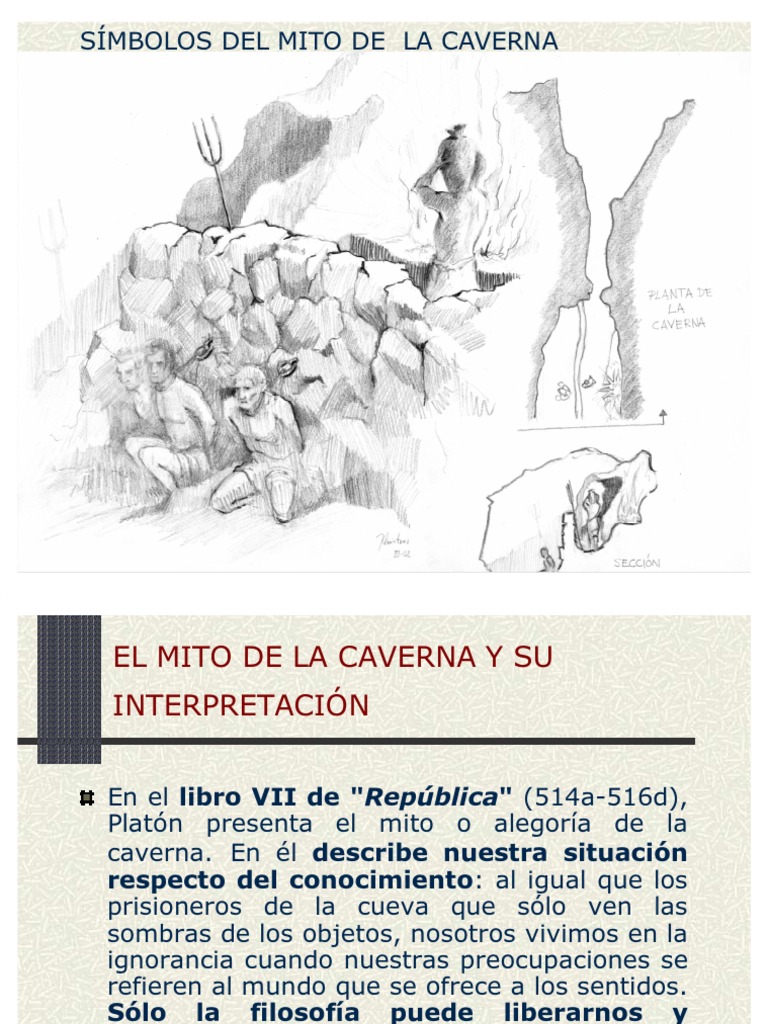 SÍMBOLOS DEL MITO DE LA CAVERNA