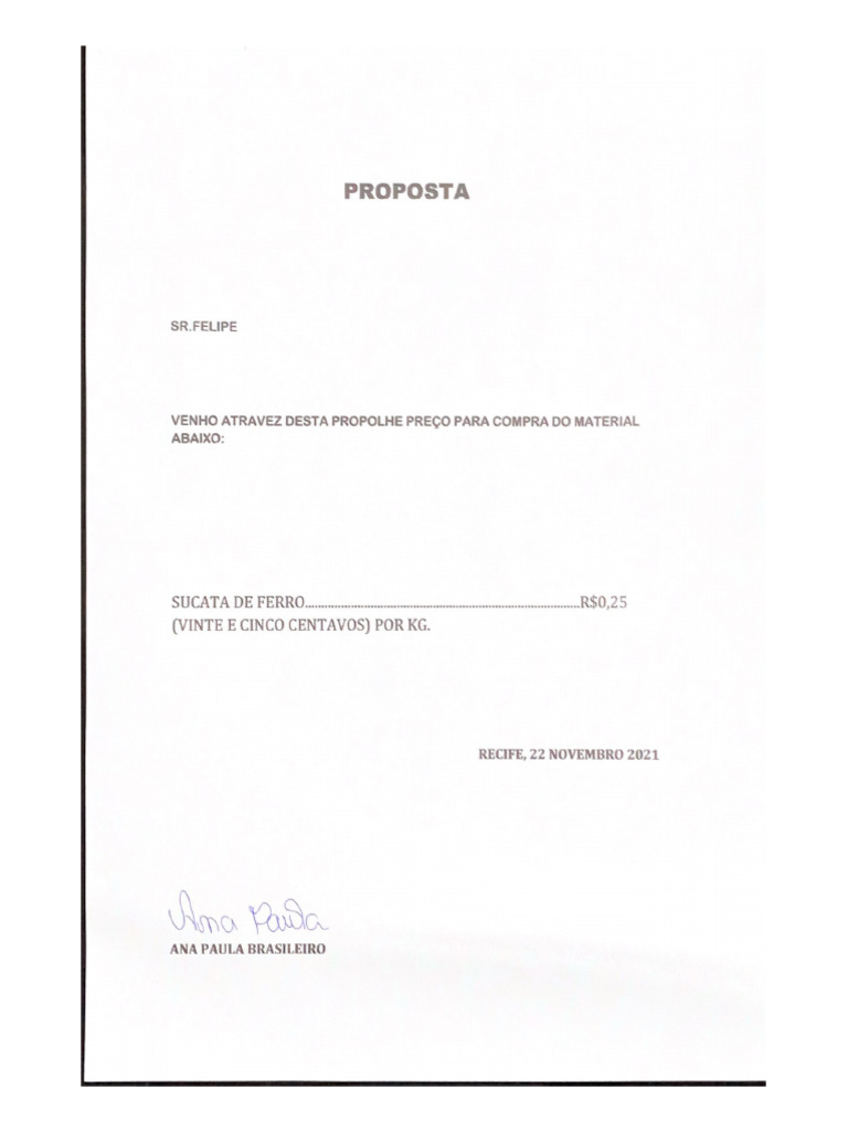 PROPOSTA | PDF