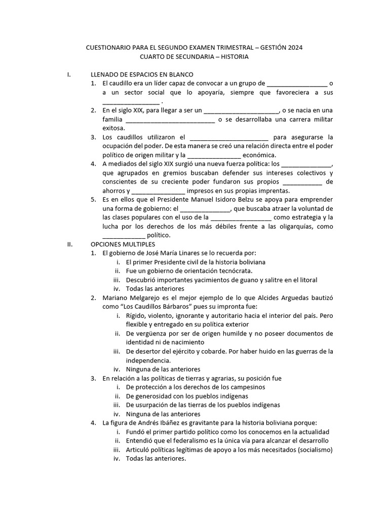 S 5035 Segundo Tri 4 To Historia | PDF