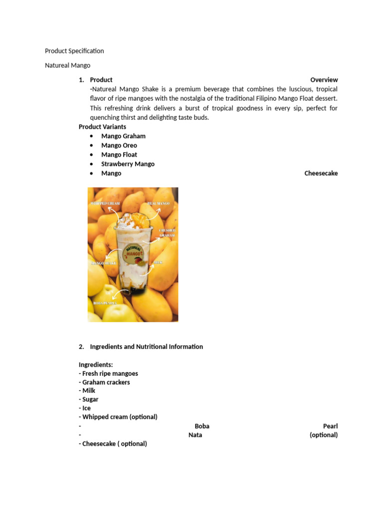 Product Specification | PDF
