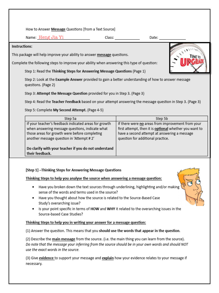 SBQ - Inference Questions | PDF