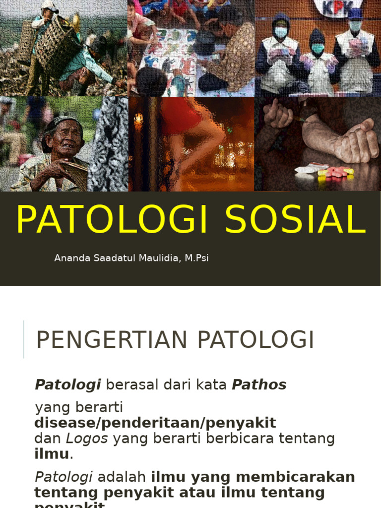 Patologi Sosial Dan Teorinya | PDF