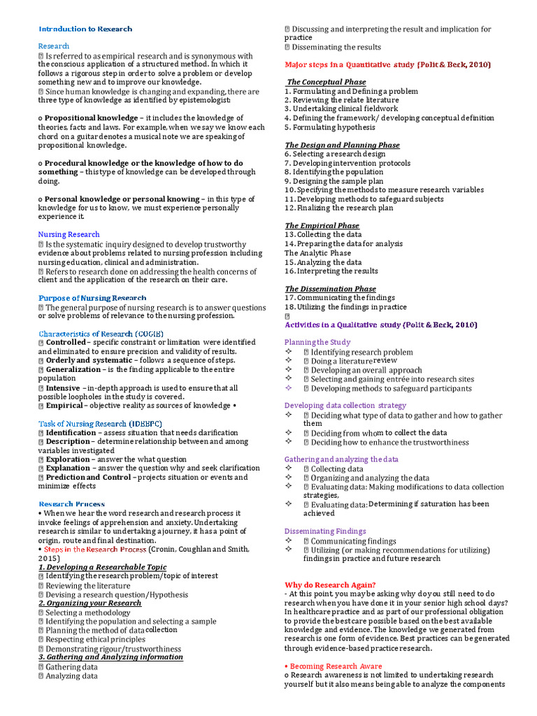 Nures Notes | PDF | Self Report Study | Knowledge