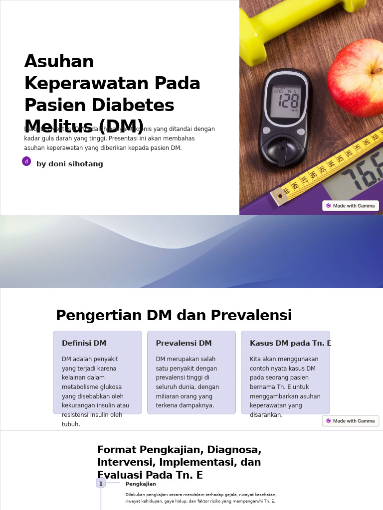 Askep DM Kelompok 1 | PDF