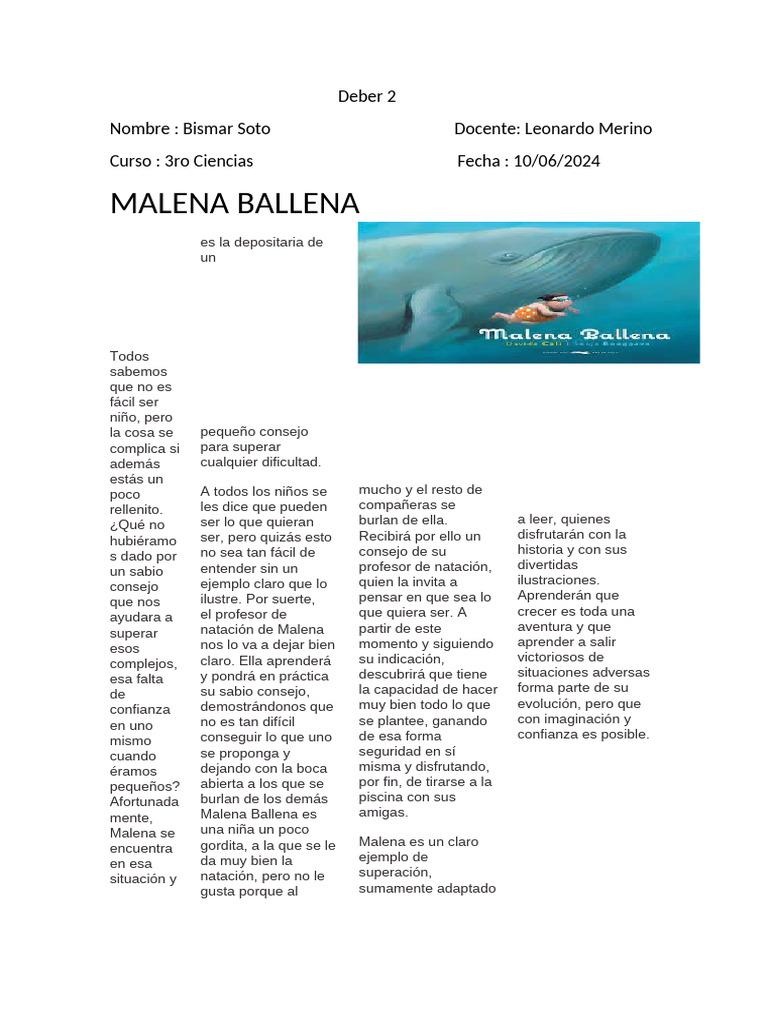 Deber 2 | PDF | Relaciones personales, crianza y desarrollo personal