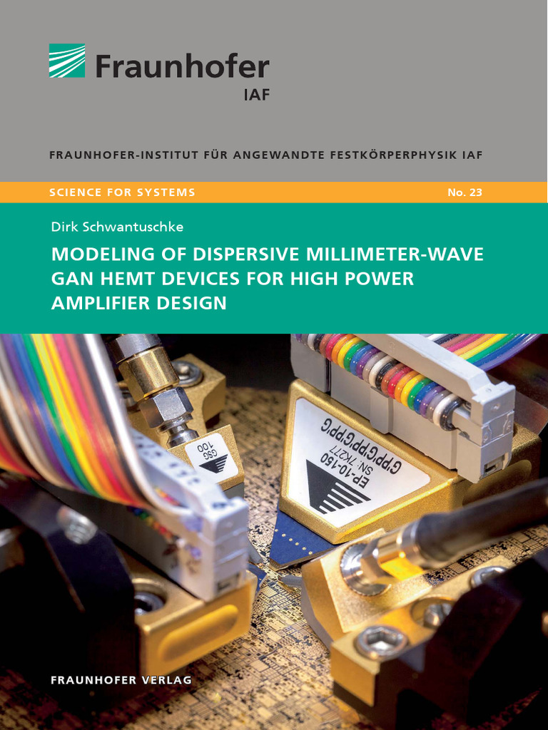 Modeling of Dispersive Millimeter-Wave Gan Hemt Devices For High Power ...
