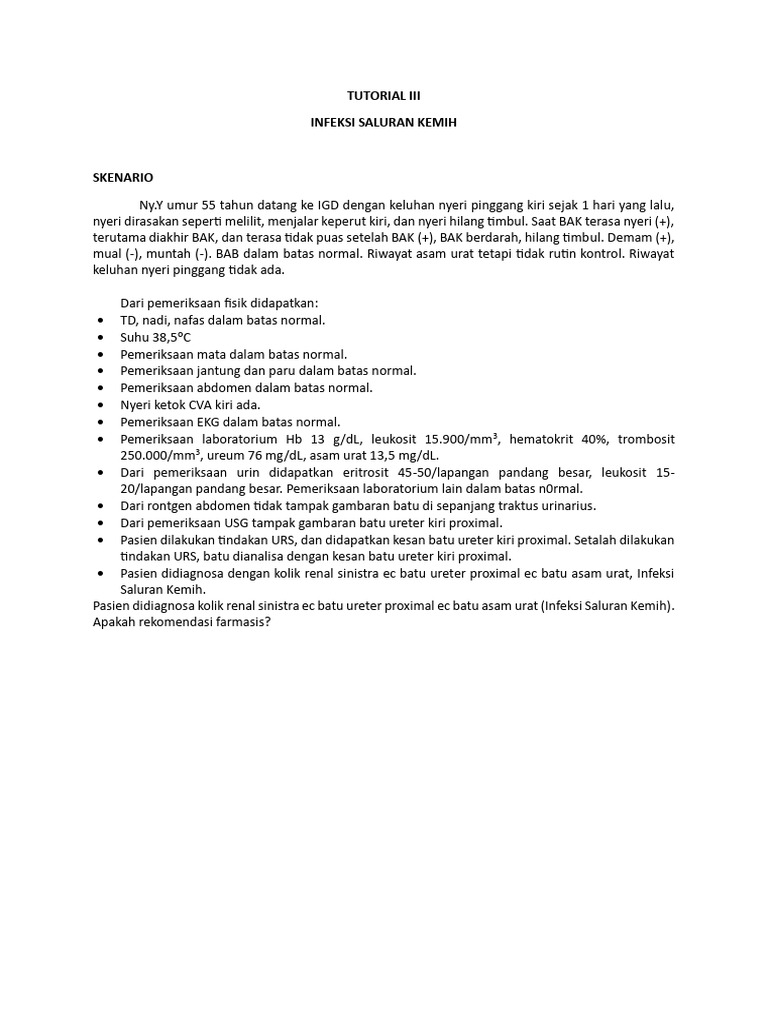 Tutorial III Isk Mahasiswa | PDF