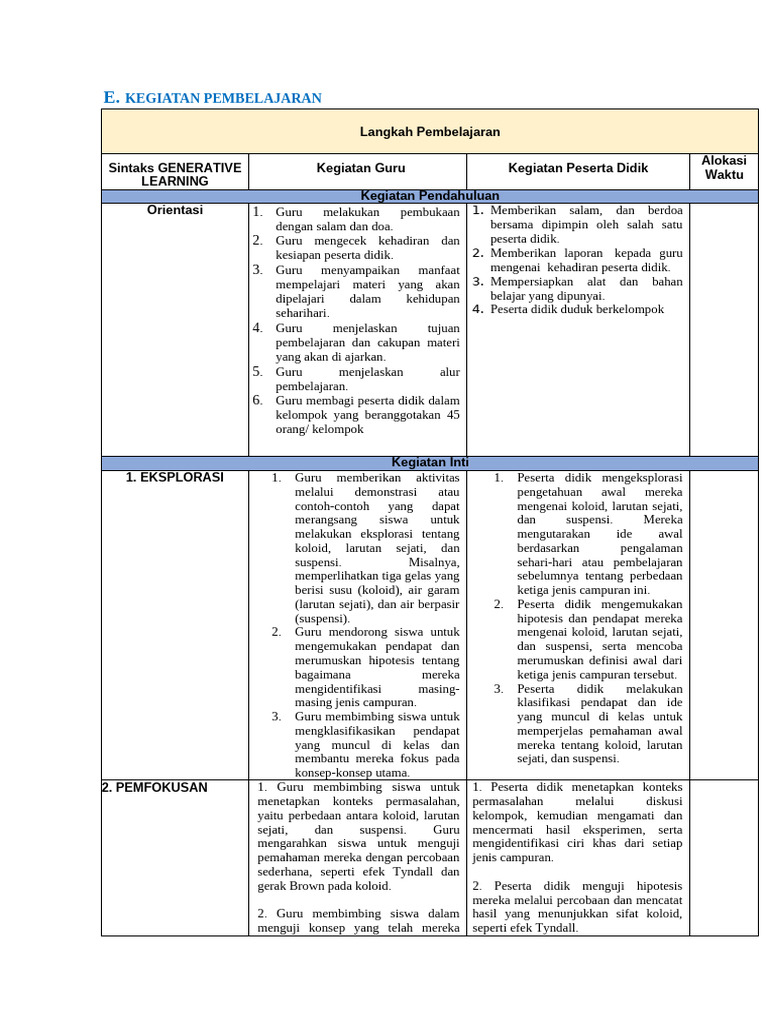Sintaks Generative Learning | PDF
