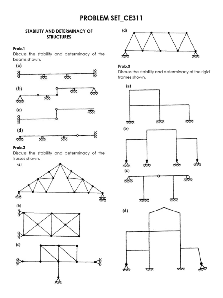 Problem Set Ce311 Midterms 2024 | PDF