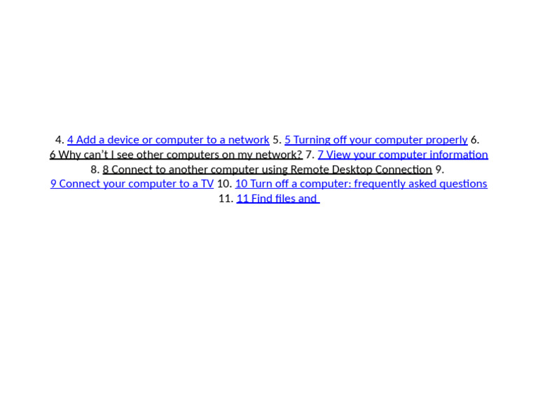6 Why Can't I See Other Computers On My Network? 7. 8. 8 Connect To Another Computer Using ...