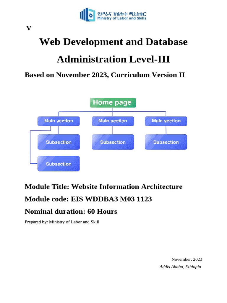 M03 Website Information Architecture | PDF