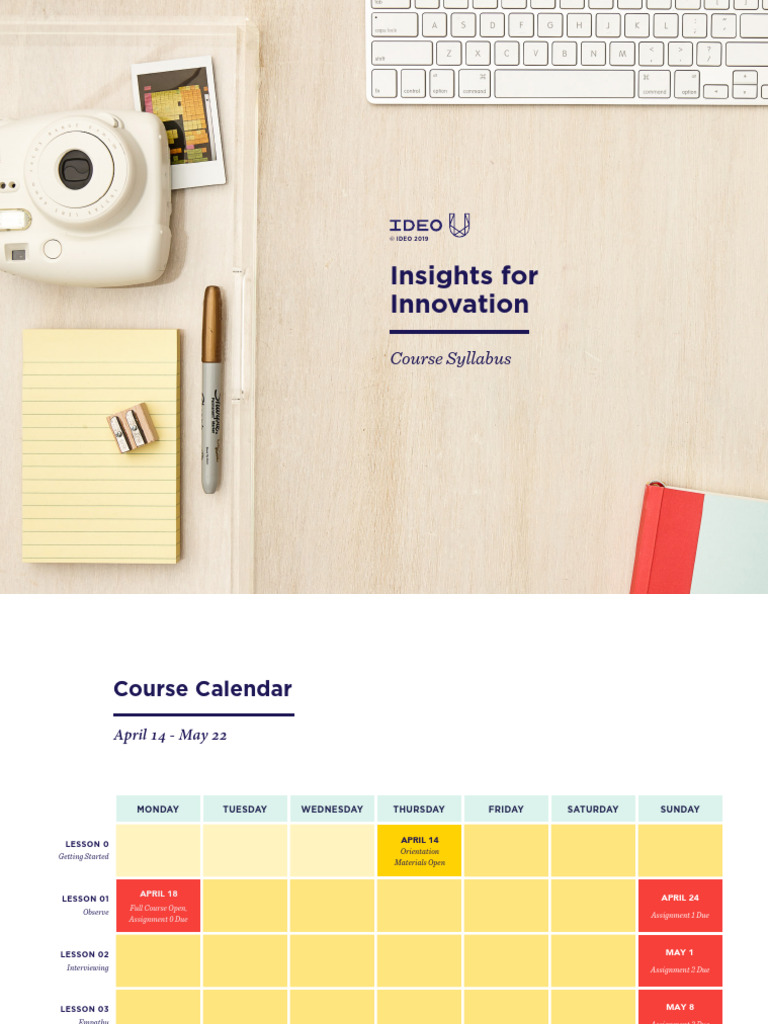Syllabus - Insights For Innovation | PDF Syllabus - Insights For Innovation | PDF