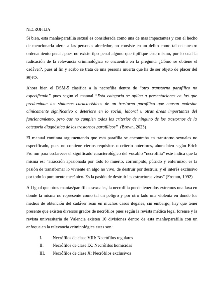 NECROFILIA | PDF