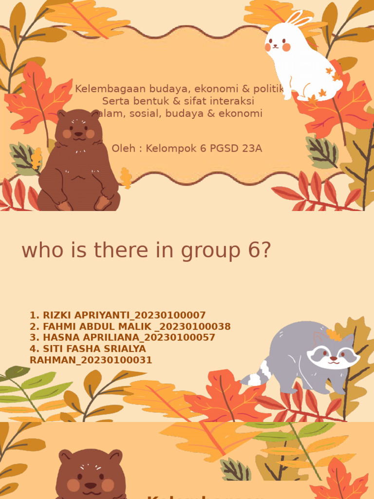 Cute Autumn Interactive Lesson Plan For Elementary Presentation | PDF