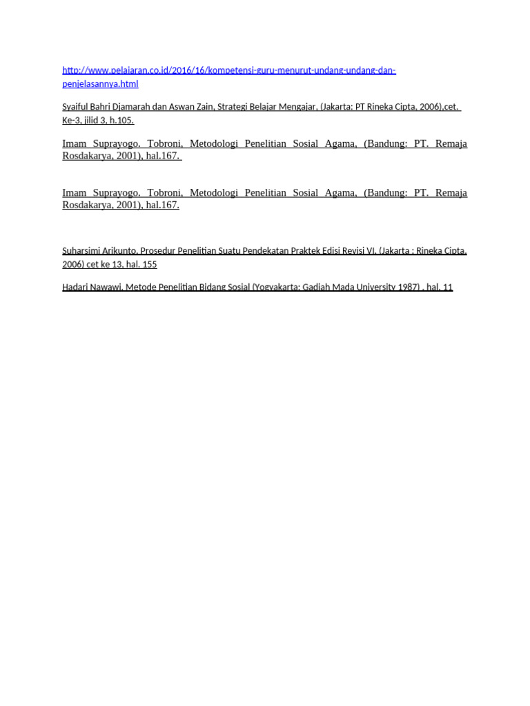 Daftar Rujukan | PDF