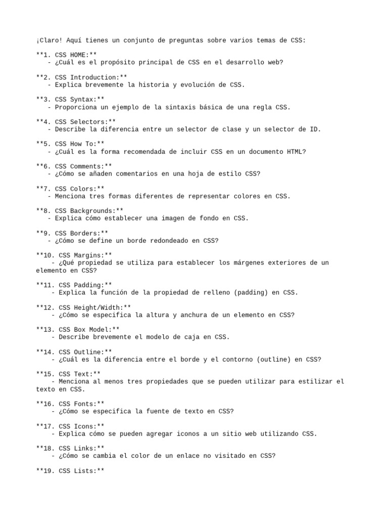 Examen Css | PDF