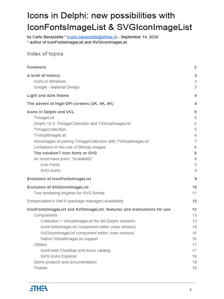 Icons in Delphi | PDF