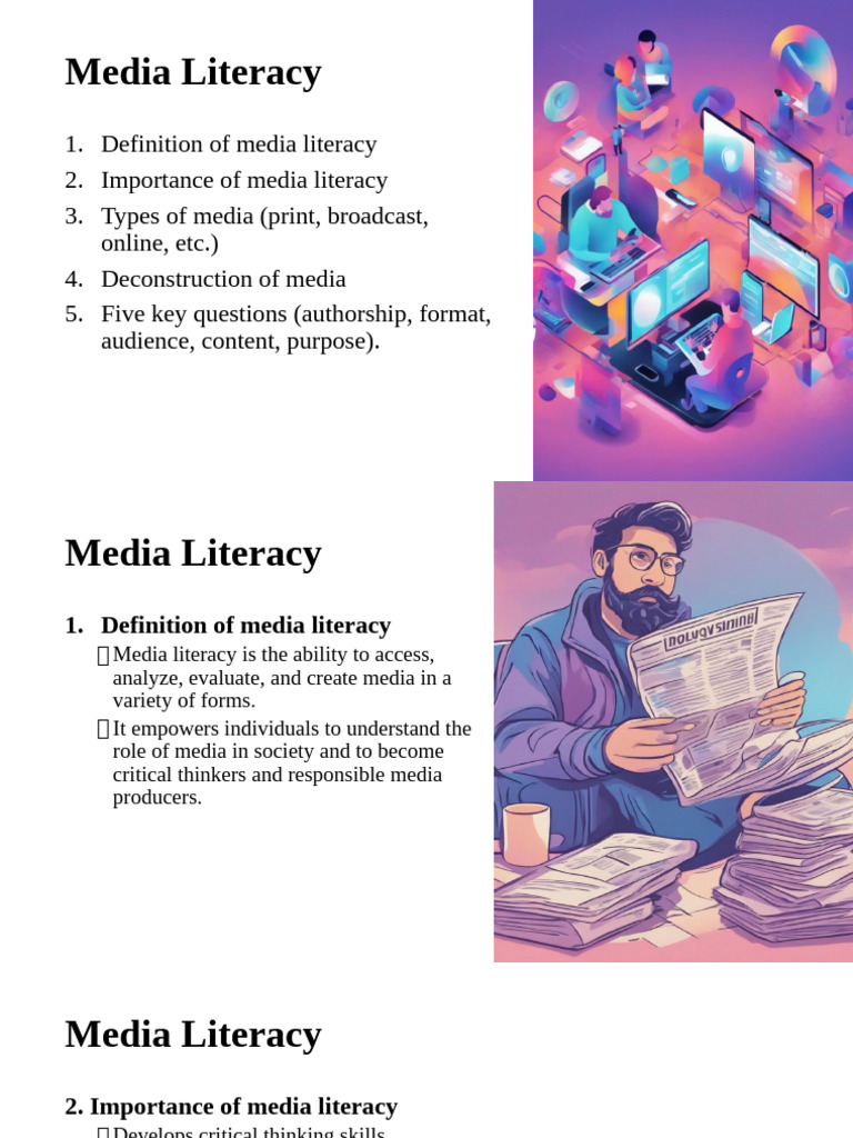 1.4 Media Literacy | PDF
