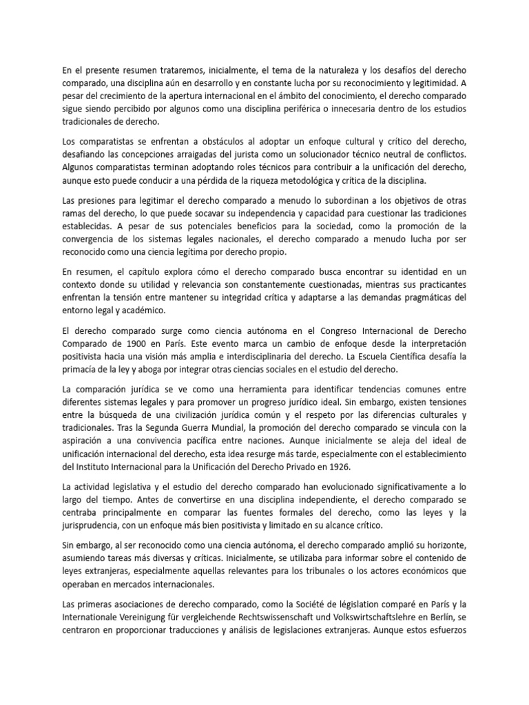 Resumen - Comparado | PDF