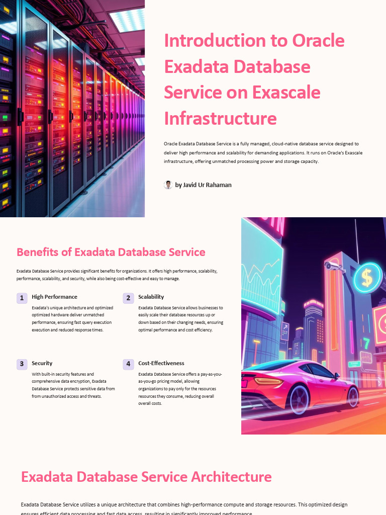 Oracle ExaScale Rapid Migrations 4S Model 1726803528 | PDF