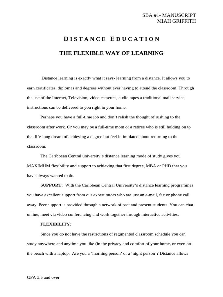 EDPM SBA #1 Manuscript 1 | PDF