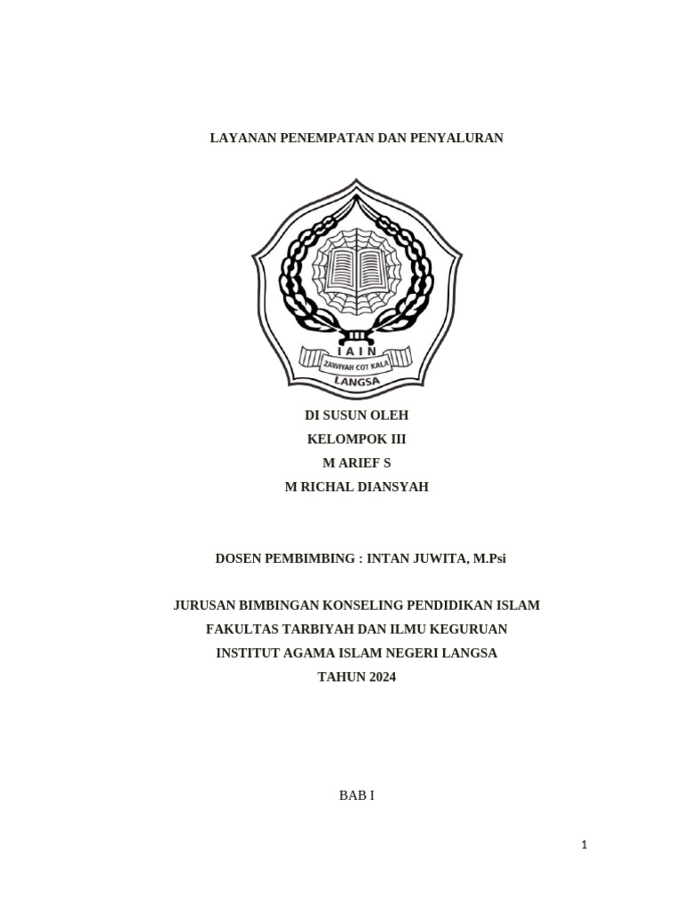 Makalah_layanan_penempatan_dan_penyalura (1) ubah | PDF