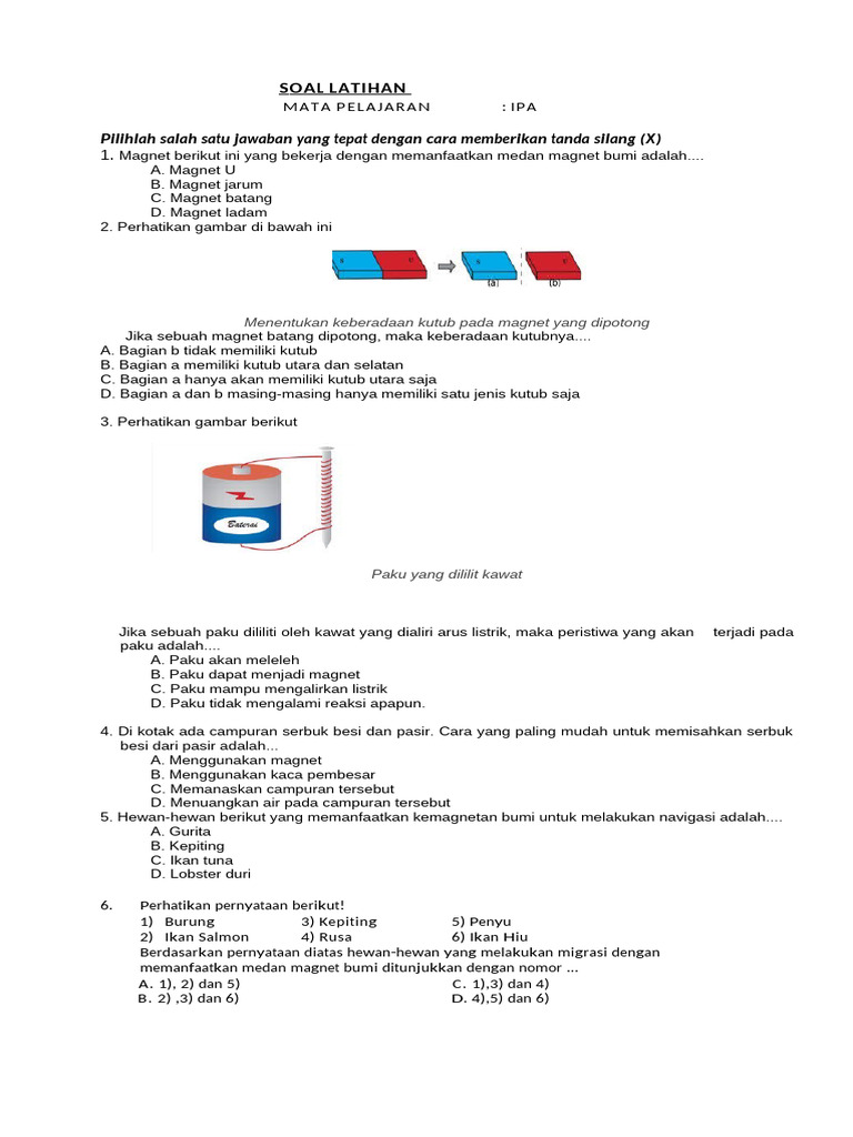 Soal Latihan IPA Kls 9 | PDF